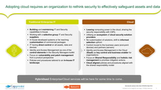 Security: Enabling the Journey to the Cloud | PPTX | Cloud Computing | Internet