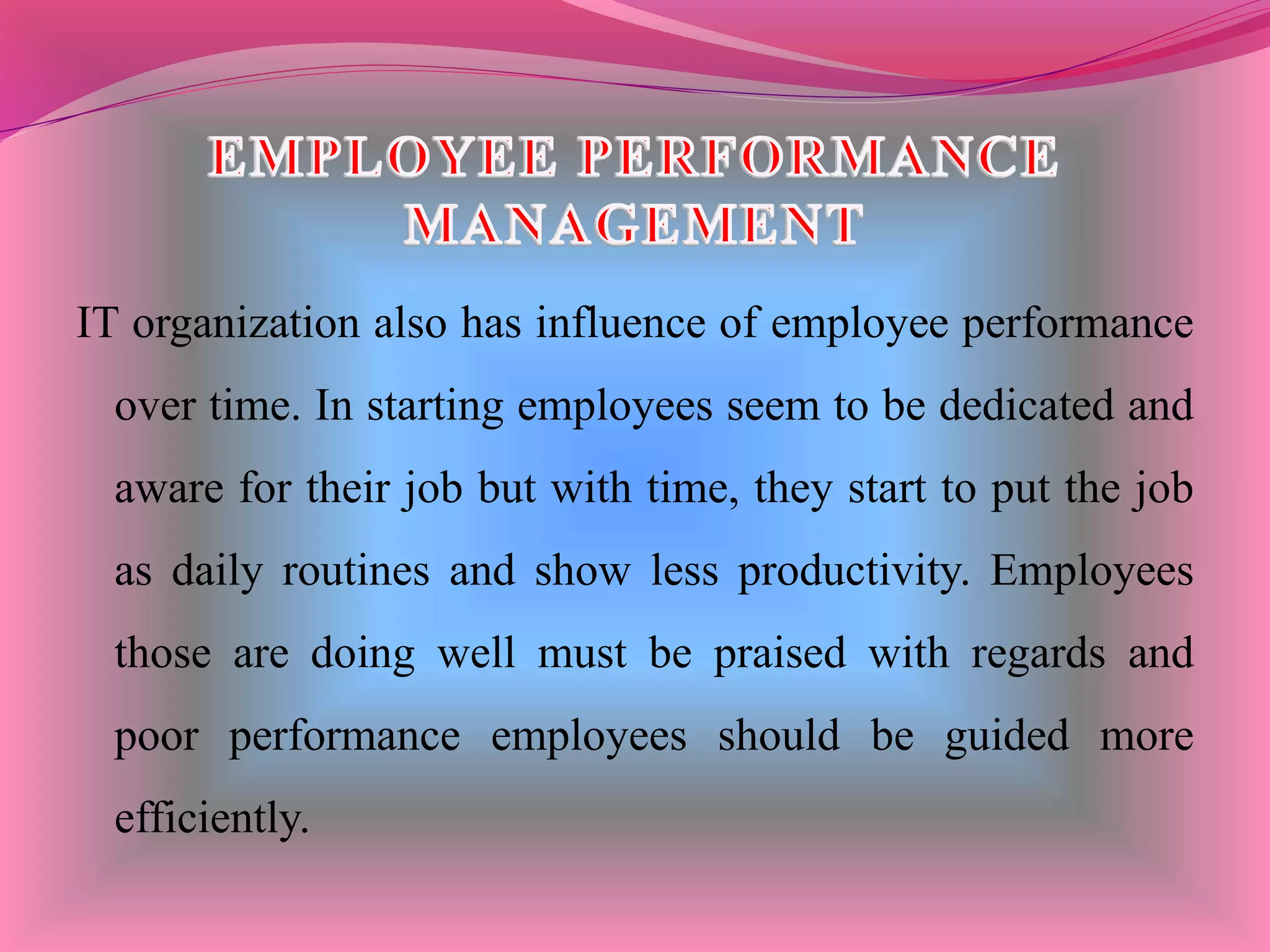 Security, ethics and performance management | PPTX