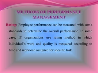 Security, ethics and performance management | PPT