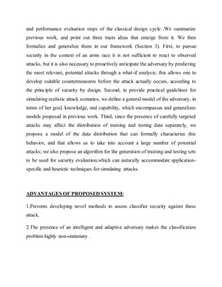 2014 IEEE JAVA DATA MINING PROJECT Security evaluation of pattern classifiers under attack | PDF