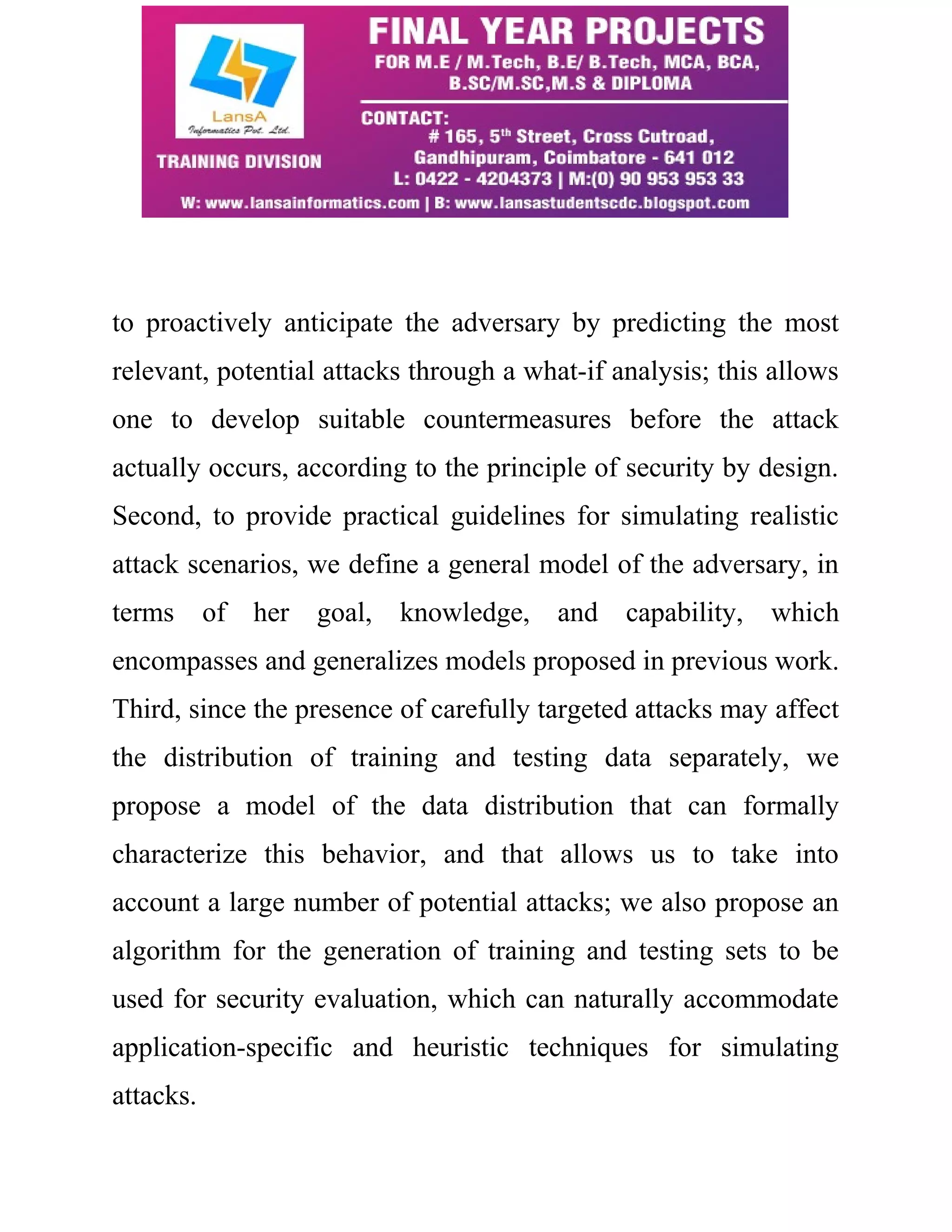 Security evaluation of pattern classifiers under attack | PDF