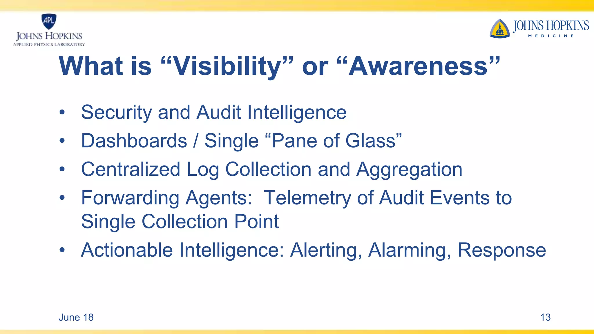 Security event logging and monitoring techniques | PPTX