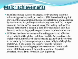 Security exchange board of india | PPTX