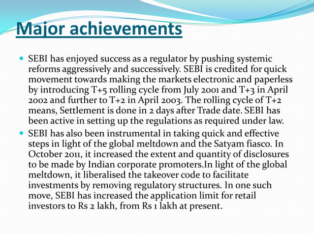 Security exchange board of india | PPTX