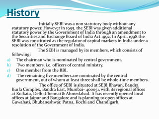 Security exchange board of india | PPTX