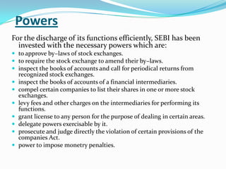 Security exchange board of india | PPTX
