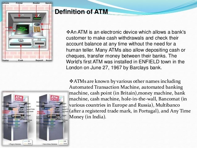 Security Features Of Atm