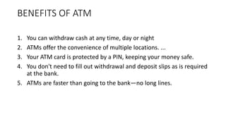 Security features of atm | PPTX