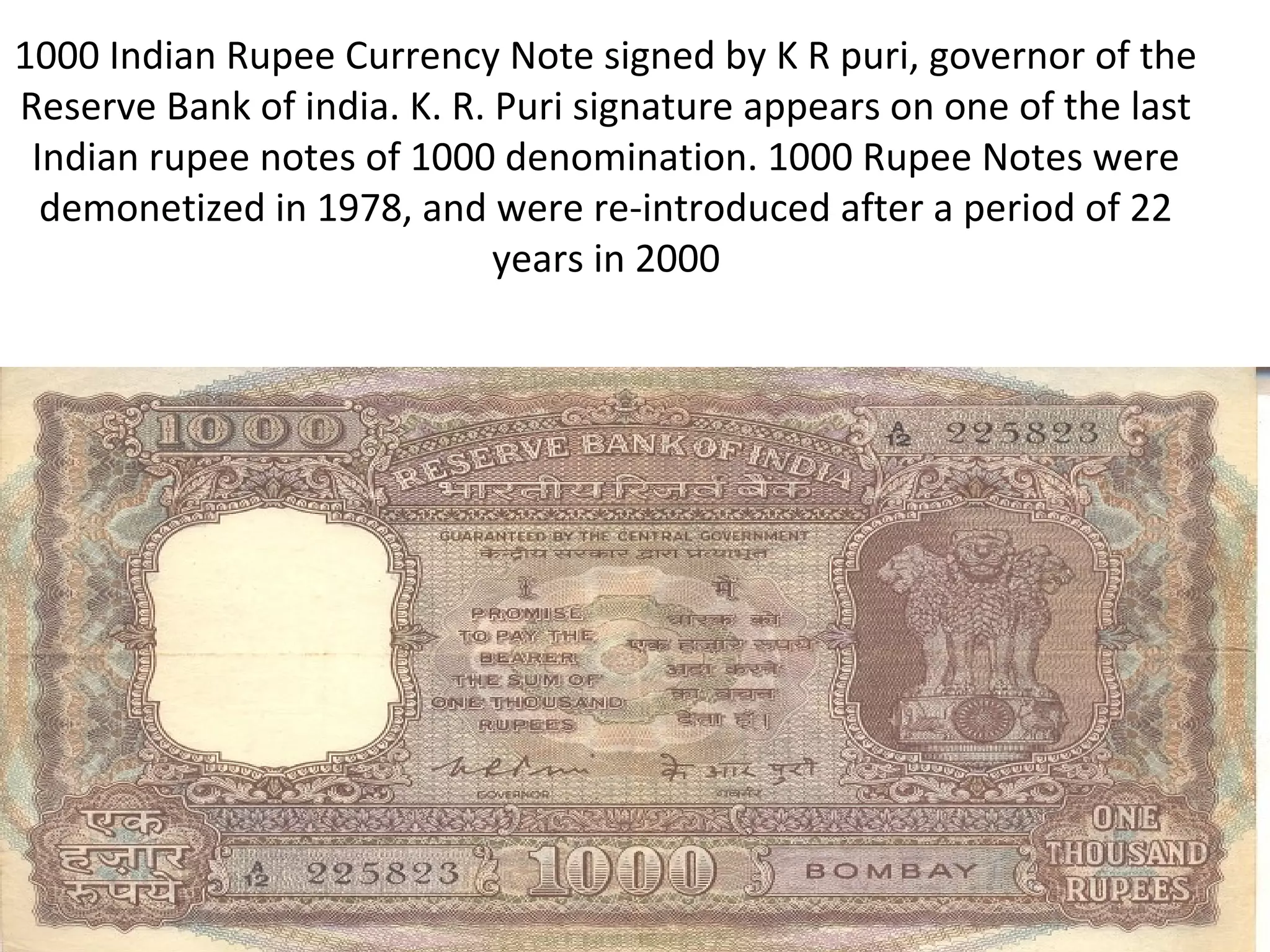 Security features of indian banknotes given by rbi | PPT