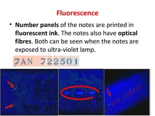 Security features of indian banknotes given by rbi | PPT
