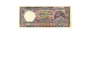 Security features of indian banknotes given by rbi | PPT
