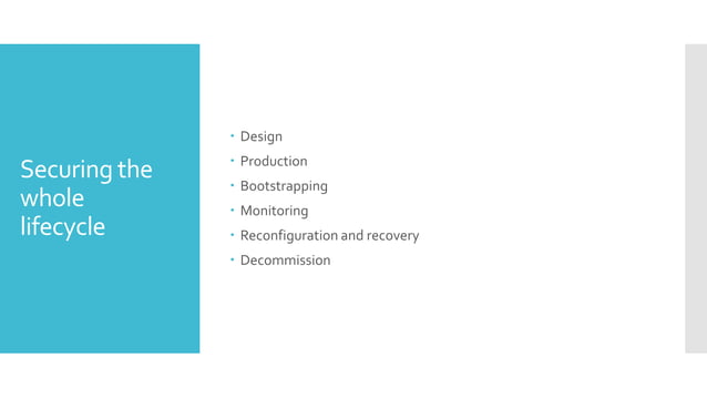 IoT Mashup - Security for internet connected devices - Lyle | PPT
