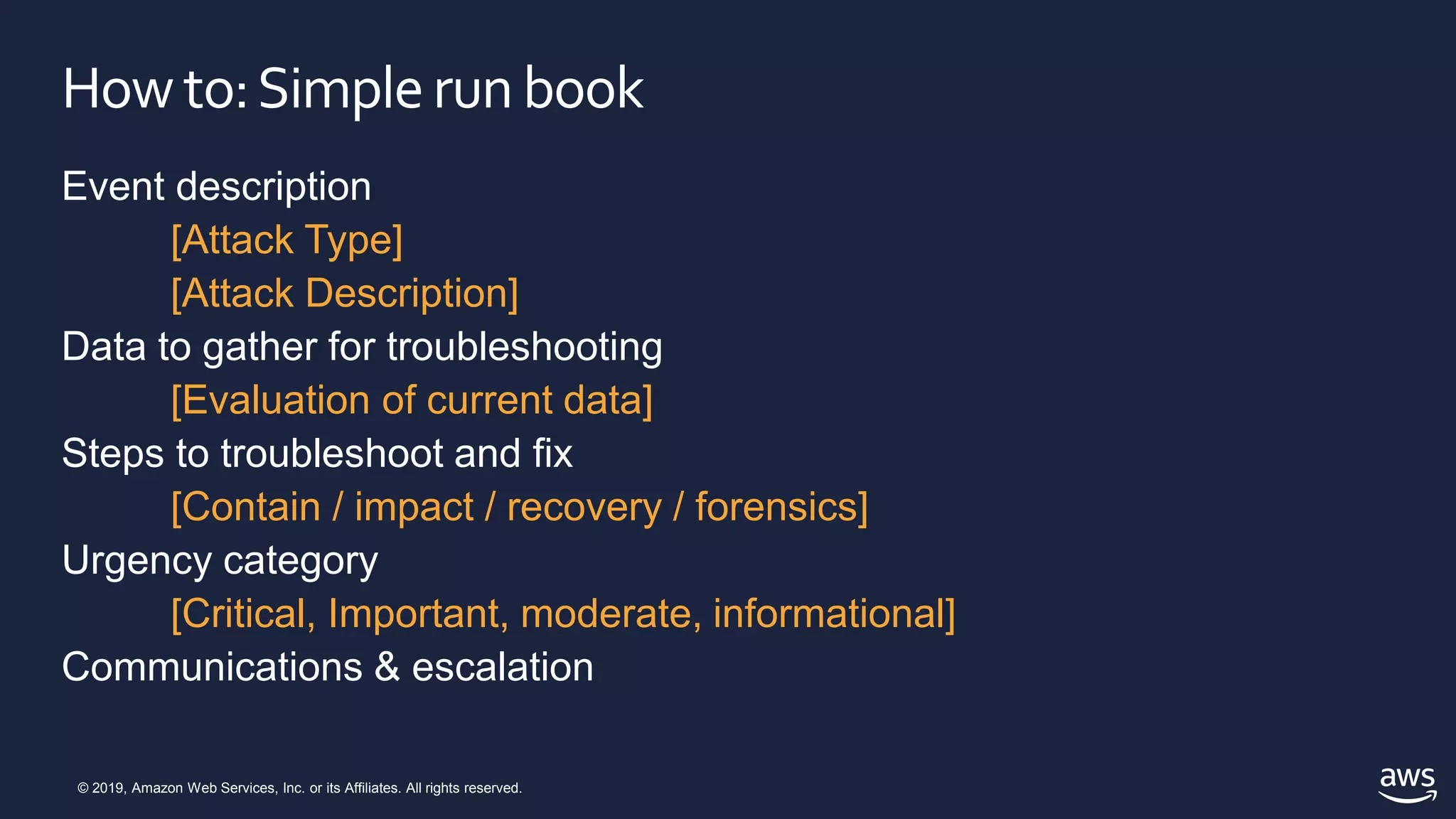 Security framework shakedown_-_chart_your_journey_with_aws_best ...