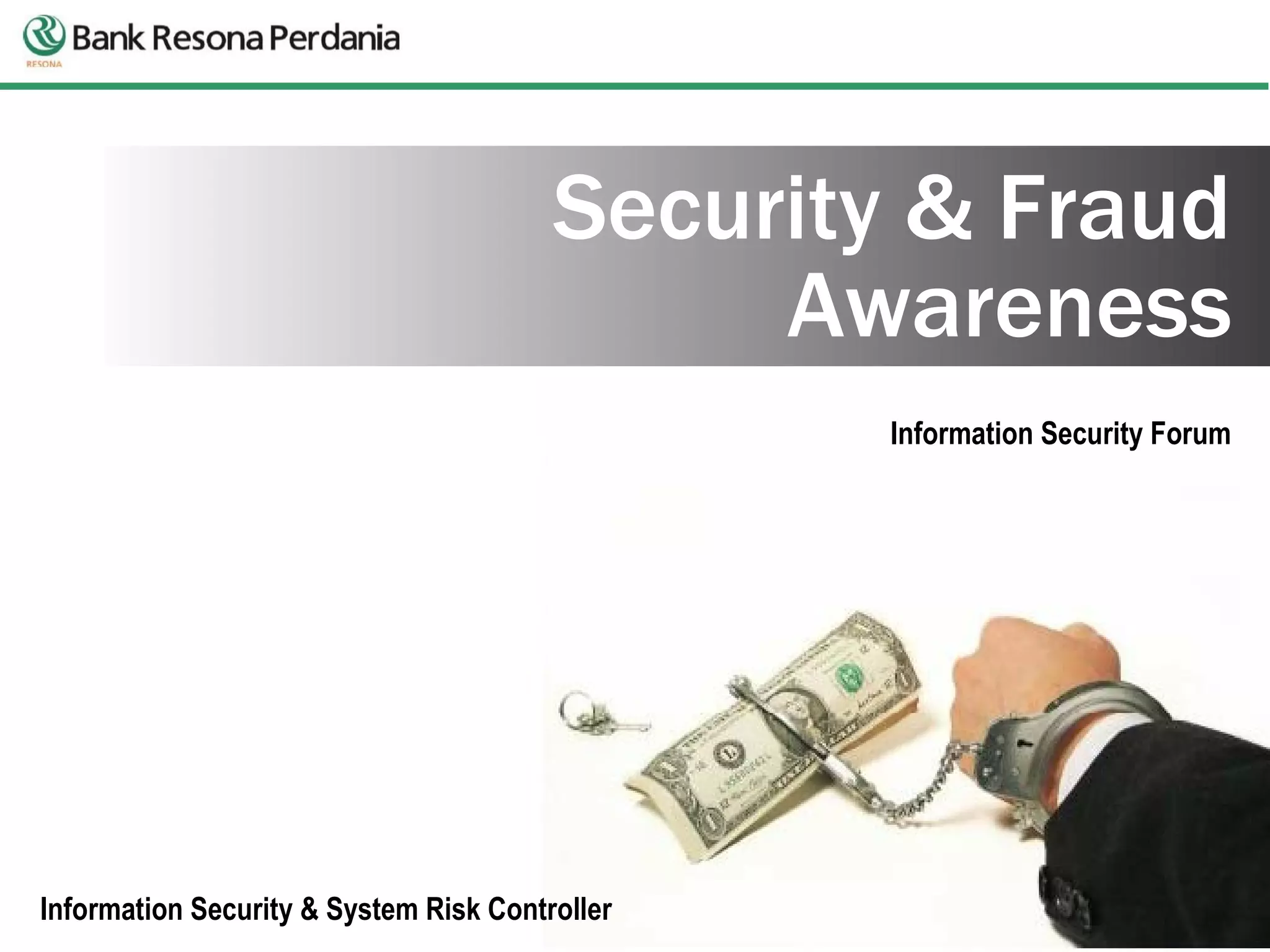 Security & Fraud Awareness | PPT