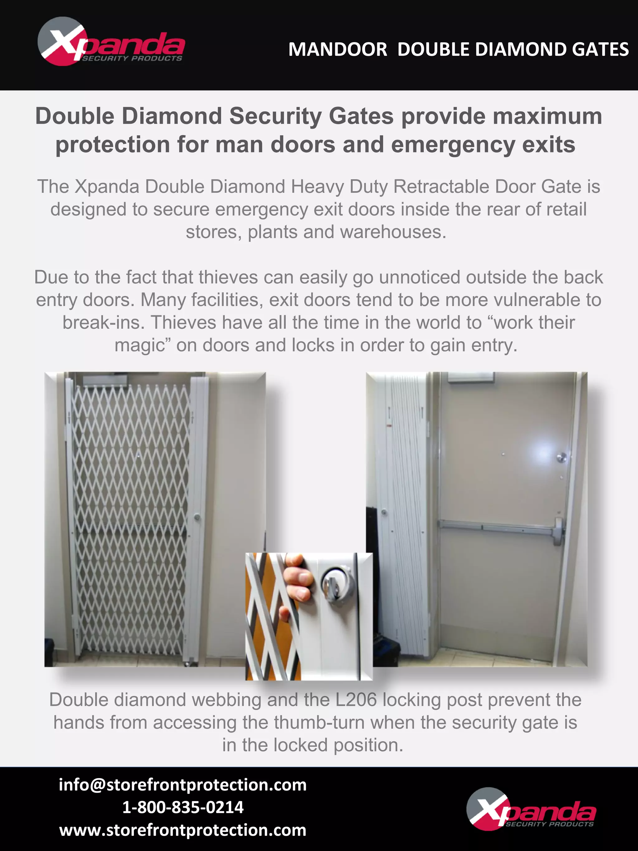 Security gate solutions by storefront protection | PPT