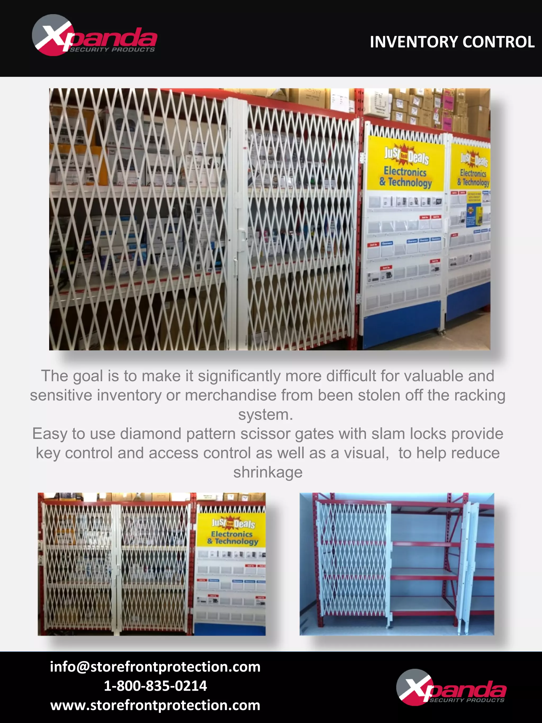 Security gate solutions by storefront protection | PPT