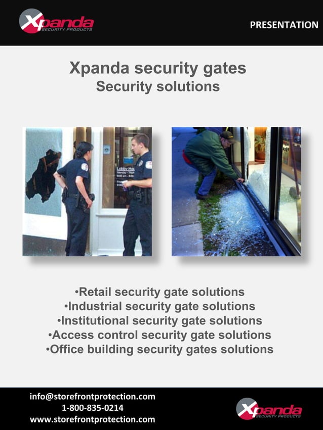 Security gate solutions by storefront protection | PDF