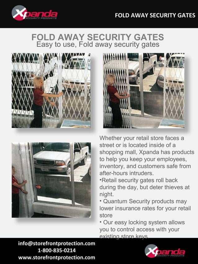Security gate solutions by storefront protection | PDF