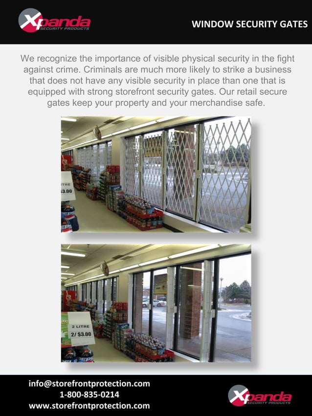 Security gate solutions by storefront protection | PDF
