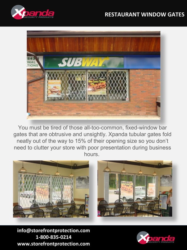 Security gate solutions by storefront protection | PDF