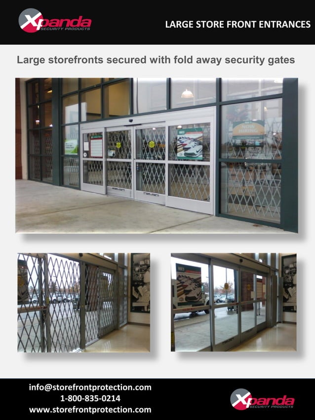 Security gate solutions by storefront protection | PDF