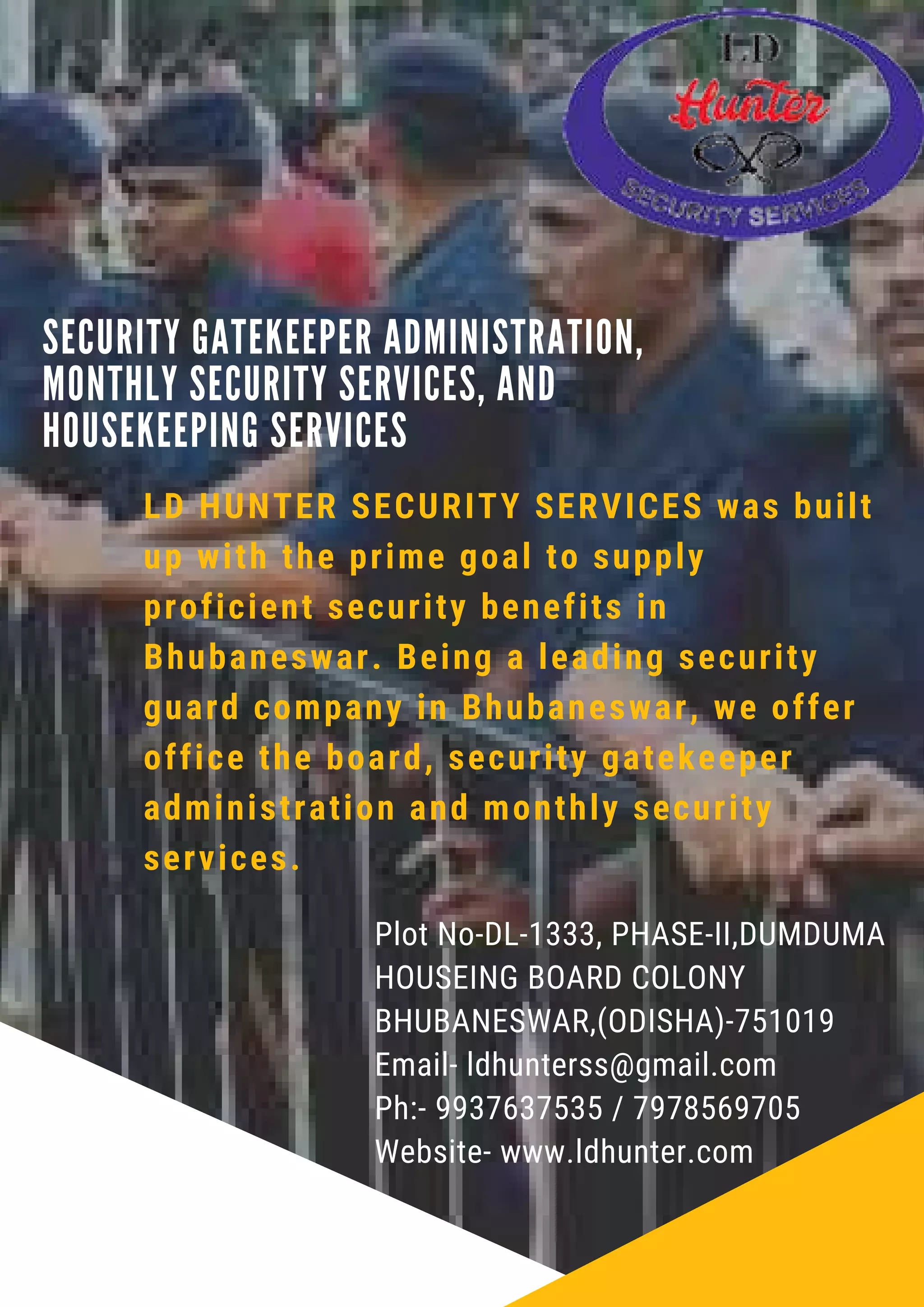 Security guard company in bhubaneswar | PDF
