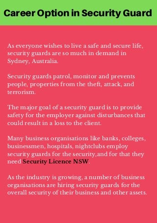 Security Guard Licence Requirements – NMXBLO