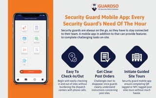 Security guard mobile app | PPT