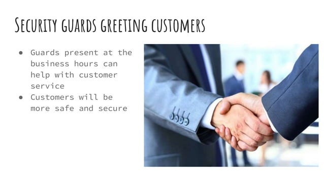 Security guards | PPTX