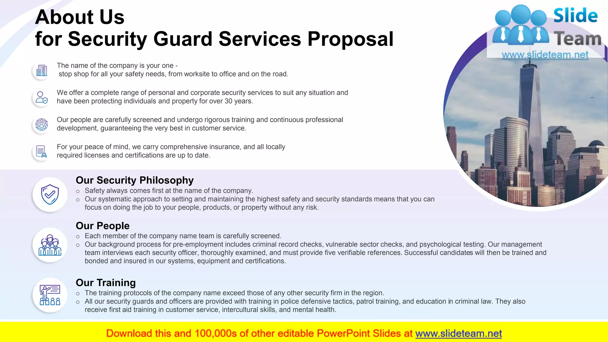 Security Guard Services Proposal Template PowerPoint Presentation ...