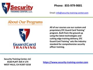 Security guard training | PPT