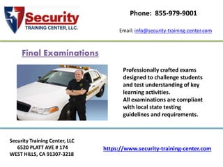 Security guard training | PPT