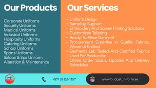 security guard uniform | Budget Uniforms | PDF