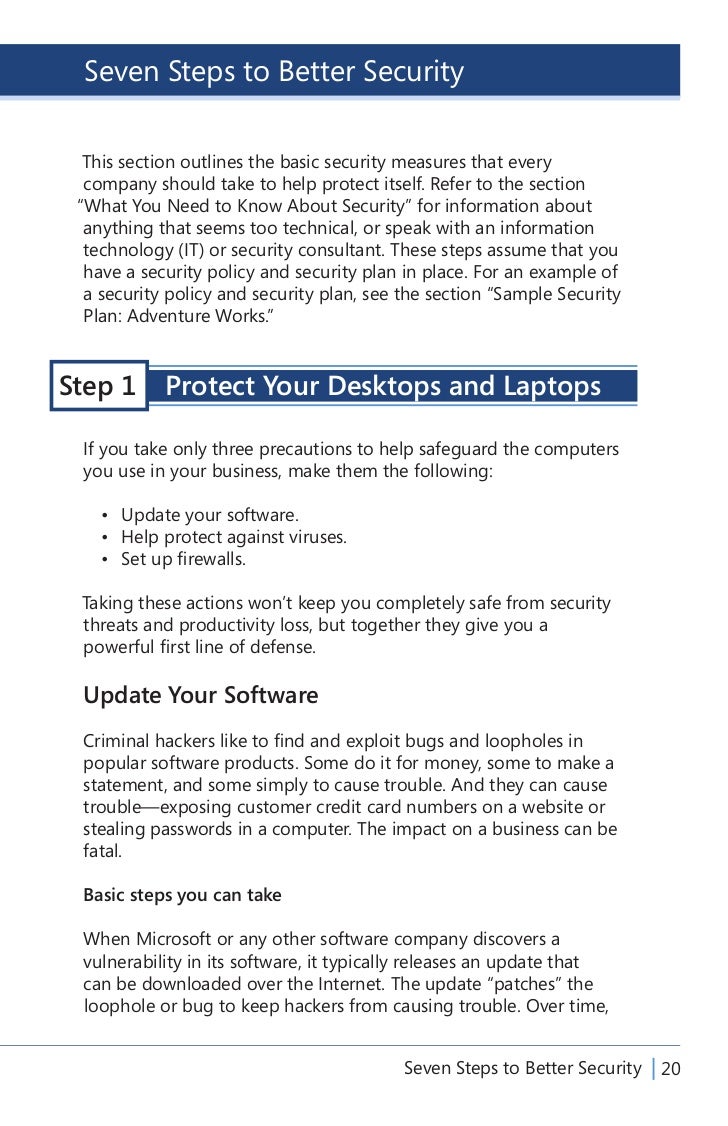 Security Guide For Small Business