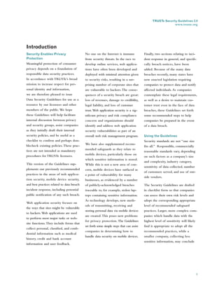 TRUSTe Online Security Guidelines v2.0 | PDF | Internet Safety | Parenting