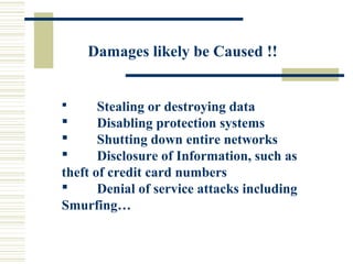 Hacking and its Defence | PPT