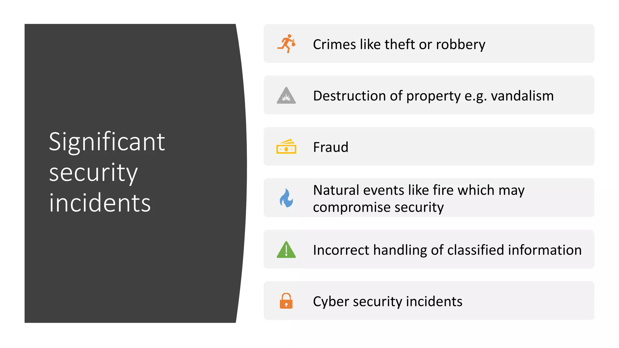 Security incident | PPTX