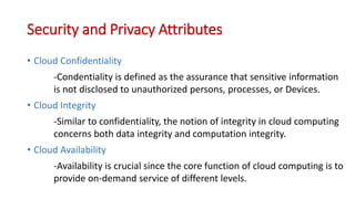 Security in Cloud Computing | PPT