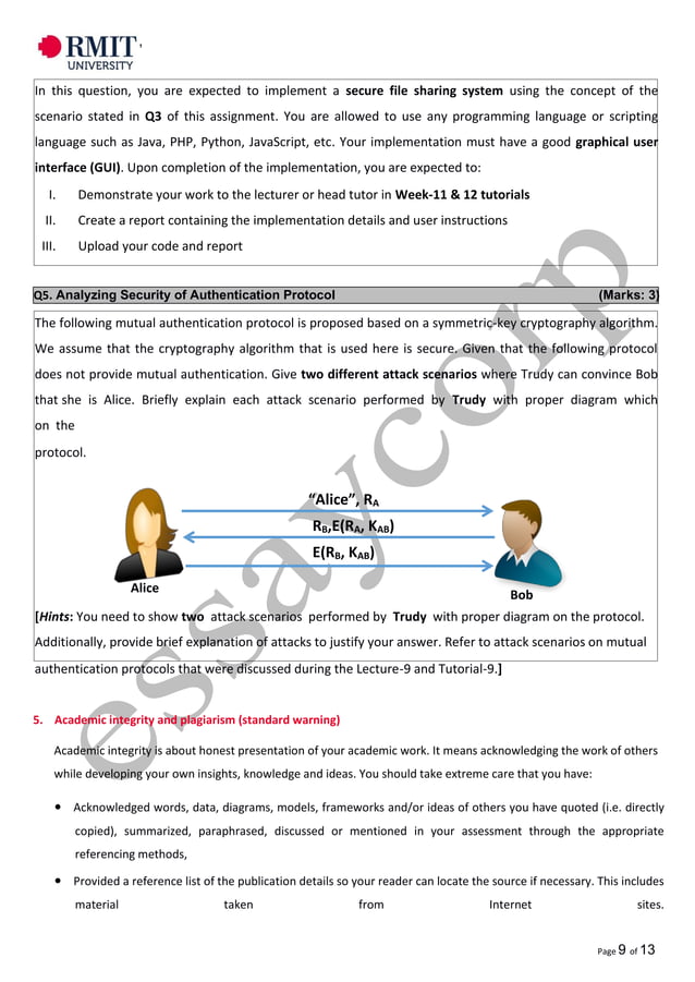 COSC2536/2537 Security in Computing and Information Technology ...