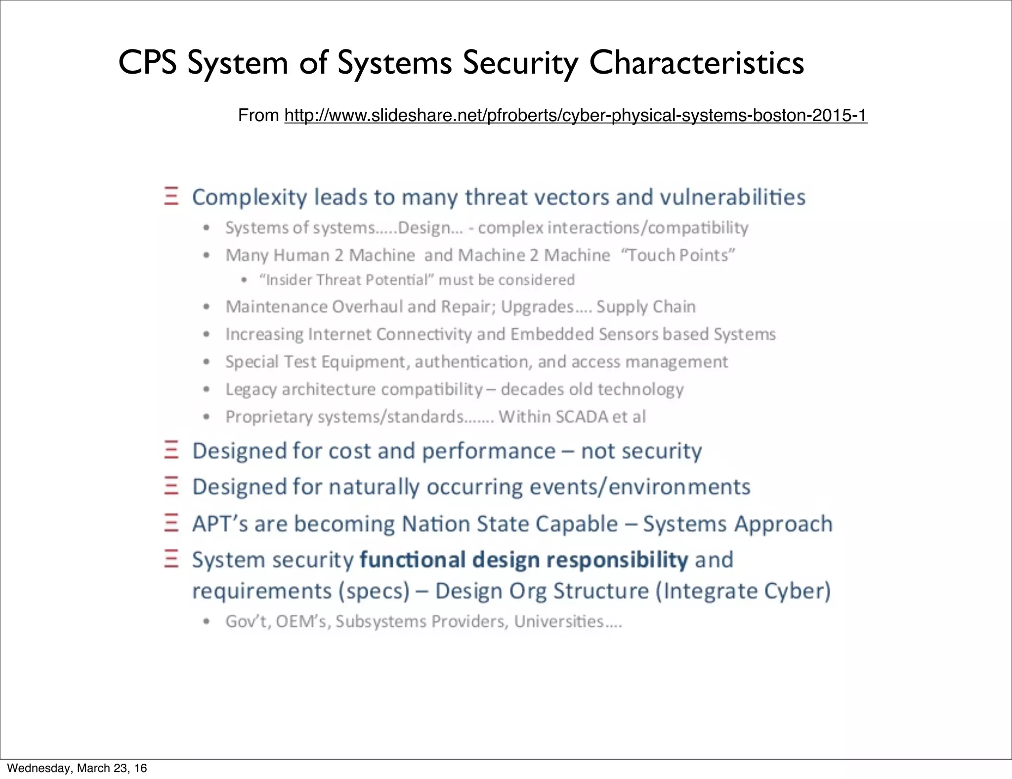 Security in Cyber-Physical Systems | PDF