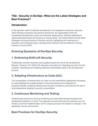Security in DevOps_ What are the Latest Strategies and Best Practices ...