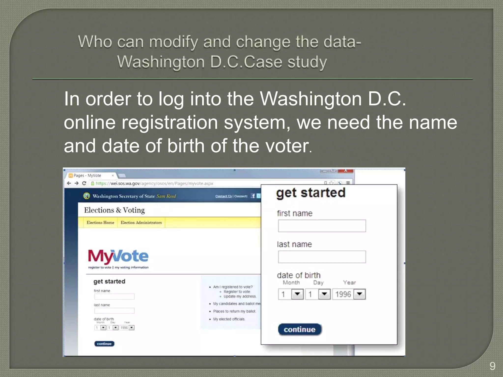 Security in digital voting system | PPT