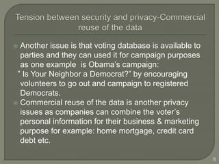 Security in digital voting system | PPT
