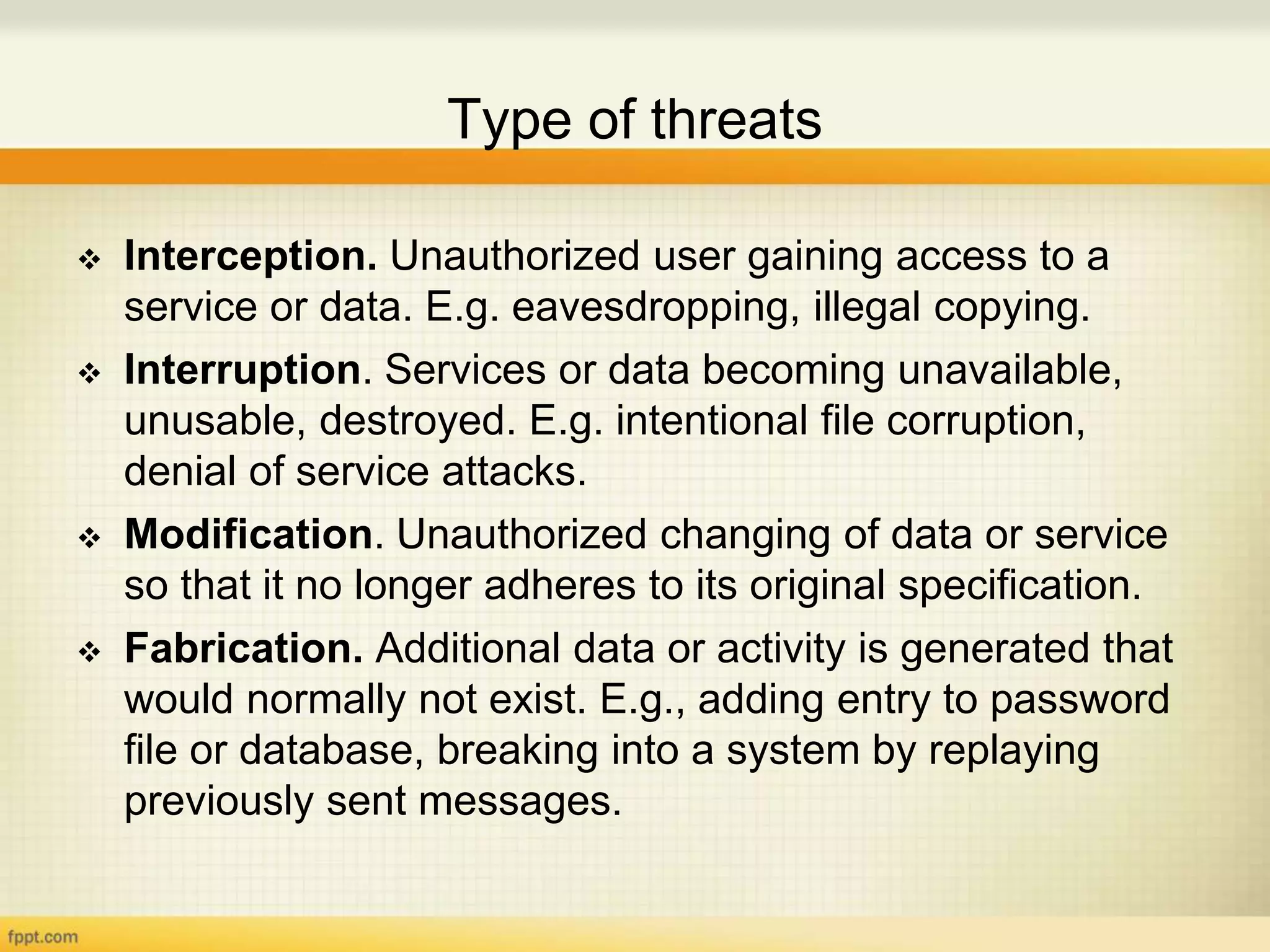 Security in distributed systems | PPTX