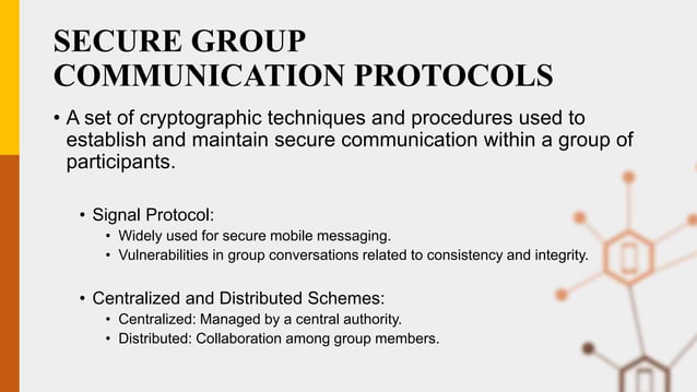 Security Management In Distributed Systemspptx Information And