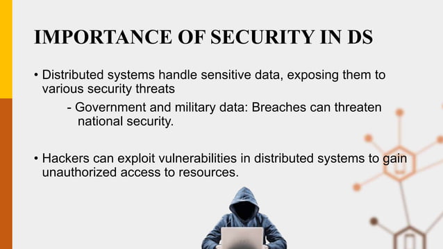 SECURITY MANAGEMENT IN DISTRIBUTED SYSTEMS.pptx | Information and Network Security | Computing