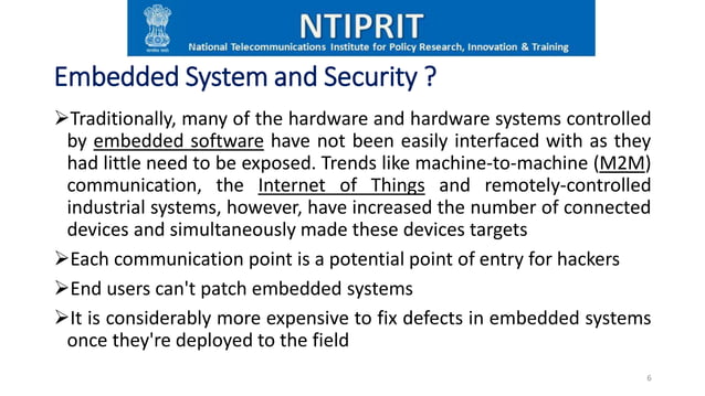 Security in Embedded systems | PDF