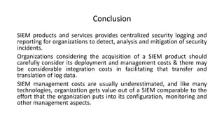 Security Information and Event Management | PPT