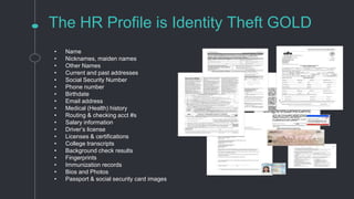 Security in HR... How secure are your files, really? | PPT