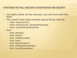 Security in laravel | PPT